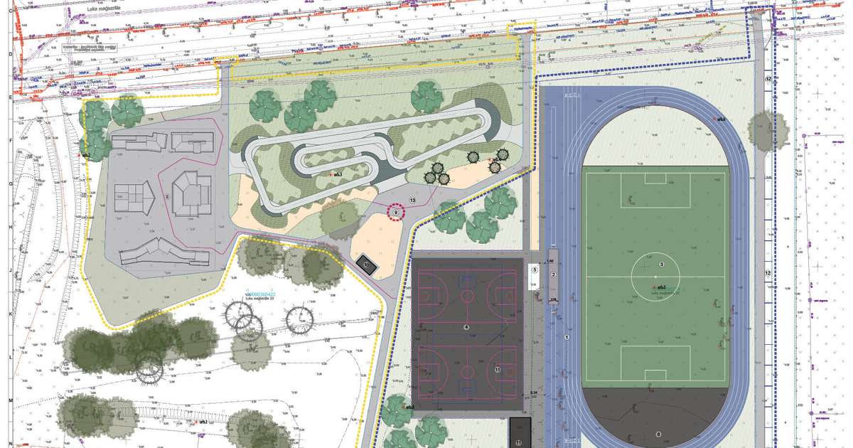 Ознакомят с проектом Парлиелупского скейт-парка и стадиона | Novaja.lv